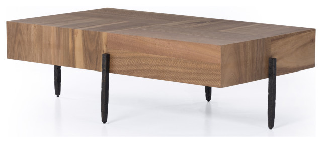 Indra Coffee Table, Natural Yukas - Transitional - Coffee Tables - by ...