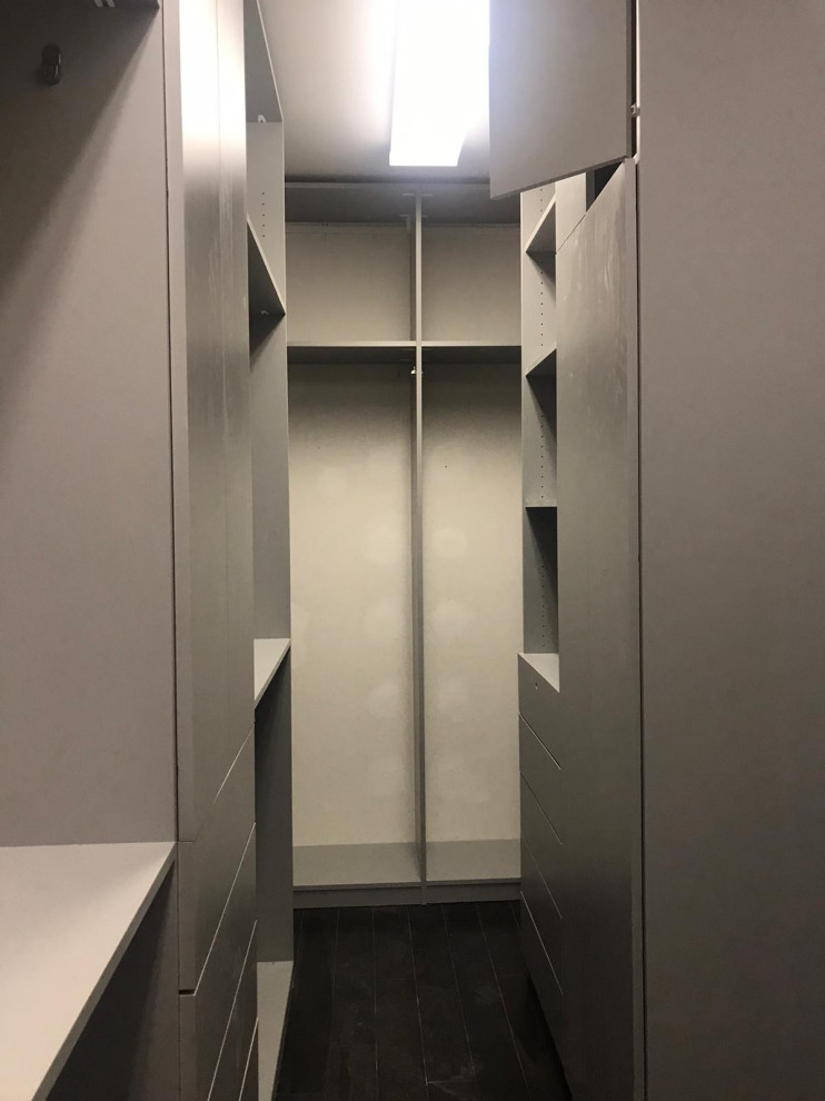 Designing a Contemporary Gray Walk-In Closet - Closet - Miami - by ...