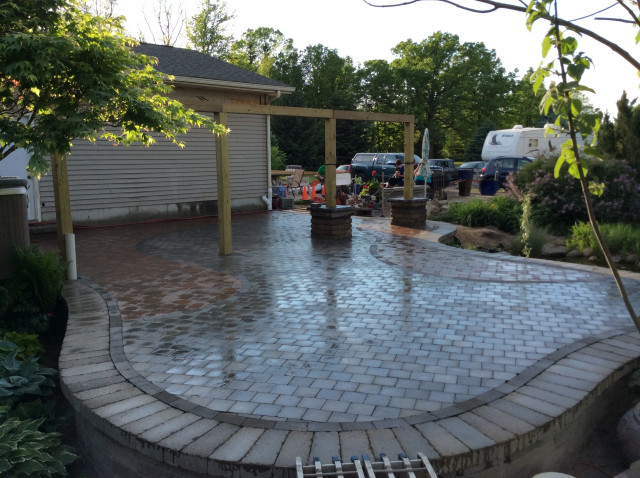 Reclaimed Brick Paver Patio Installation - Traditional - Other - by ...