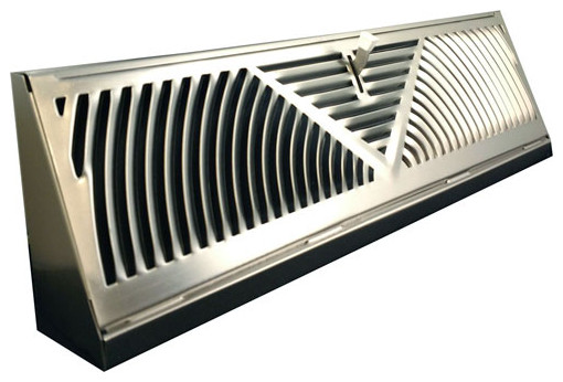 Stamped Steel Baseboard Register, 18" - Transitional - Registers ...