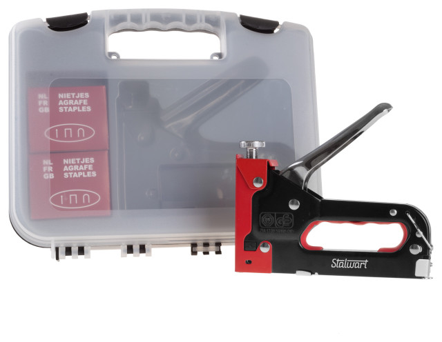 3-Way Staple Gun for Fabrics, Wood, Crafts, Construction, and Bulletin ...