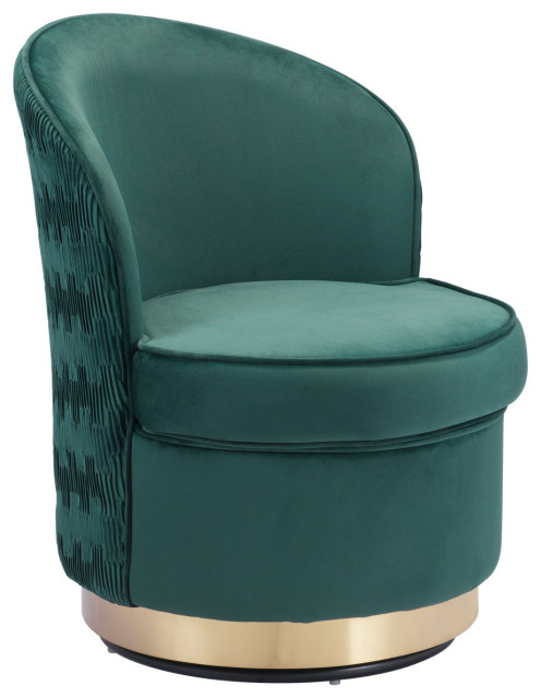 Zelda Accent Chair Green - Contemporary - Armchairs And Accent Chairs ...