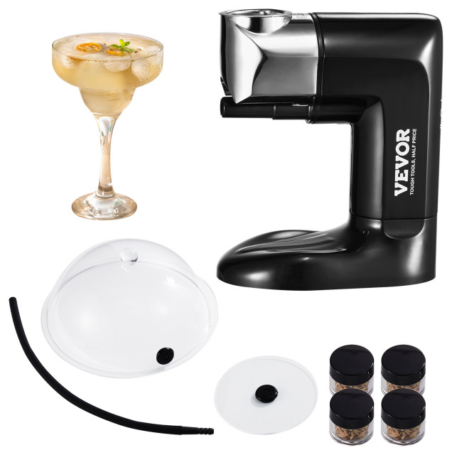 VEVOR Cocktail Smoking Gun Kit Handheld Food Drink Wood Smoke Infuser ...