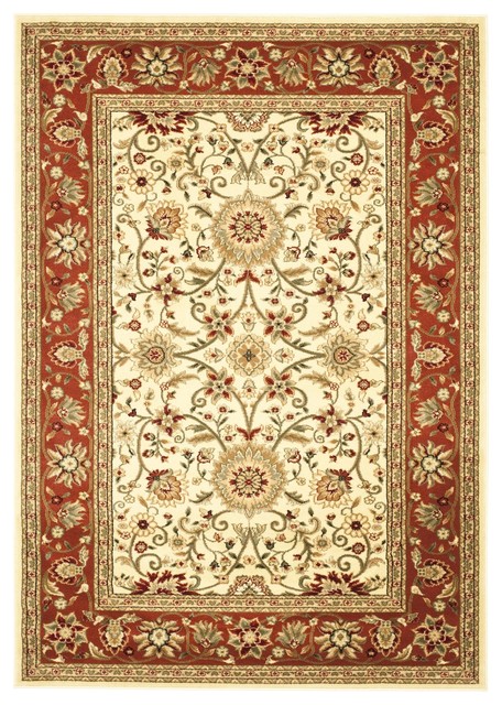 Lyndhurst Brown/Maroon Area Rug LNH212R - Traditional - Rugs - by zopalo