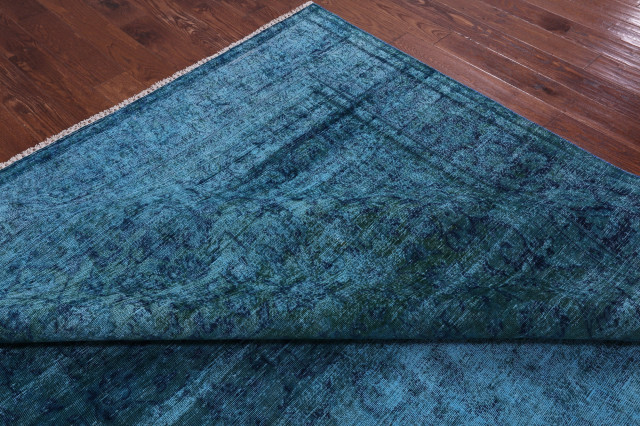 Handmade Persian Overdyed Wool Rug 9' 6" X 14' 7" - Q18537, 9' 6" X 14 ...