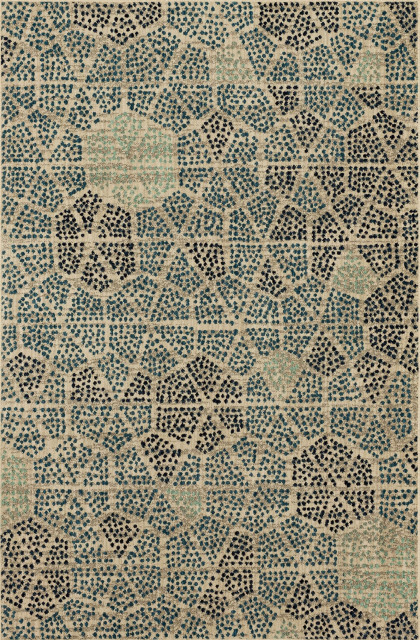 Mohawk Home Graphic Points Indigo 5' 3" x 7' 10" Area Rug, 9' 6" x 12 ...