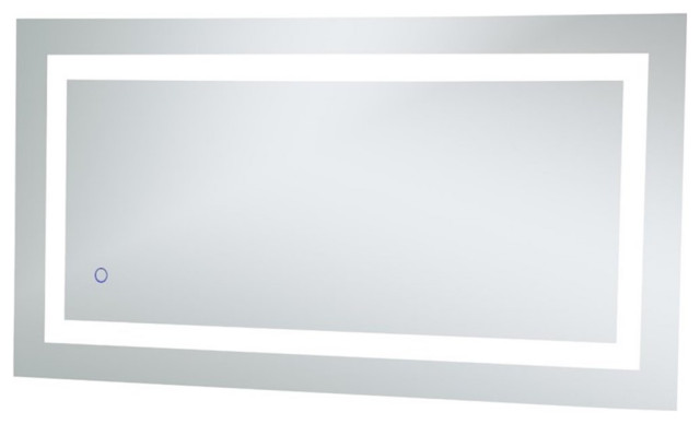 Elegant Decor Helios 30" x 18" Hardwired LED Bathroom Mirror with Touch ...