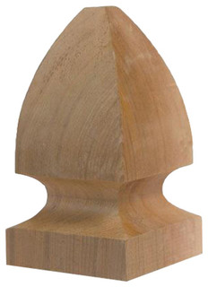 French Gothic Finial for a 4" Post - Traditional - Home Fencing And ...