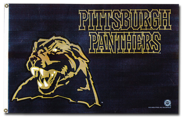 University of Pittsburgh, 3'x5' NCAA Polyester Flag - Traditional ...