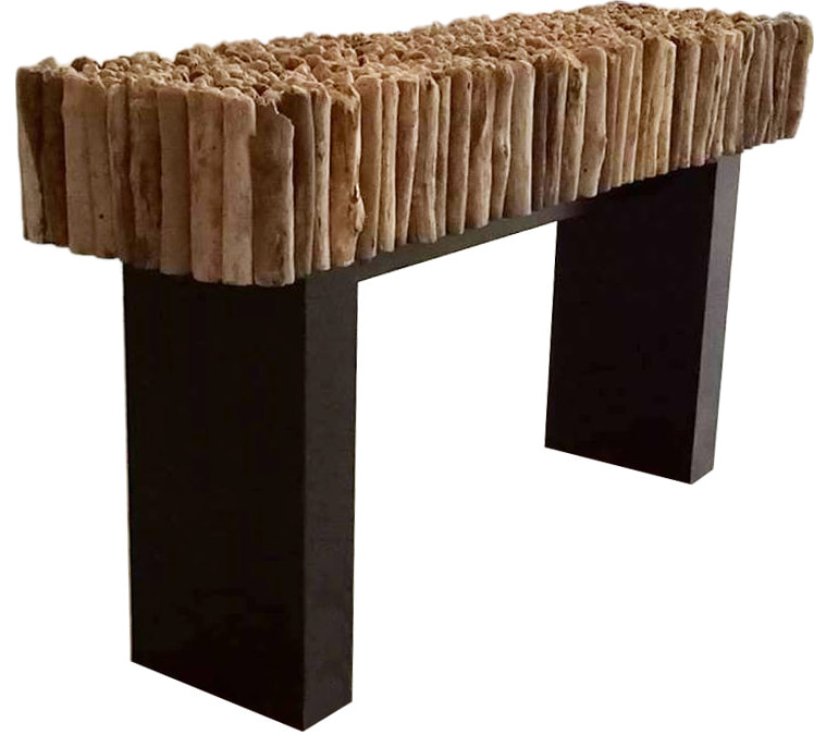 Safari Sofa Table - Beach Style - Console Tables - by HedgeApple | Houzz