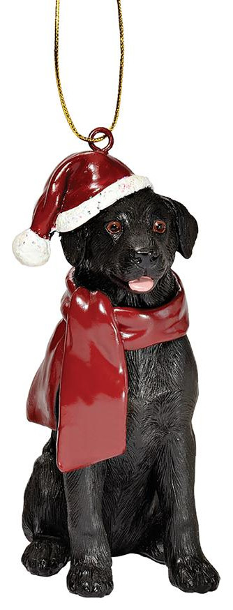 Black Lab Ornament - Contemporary - Christmas Ornaments - by Design ...