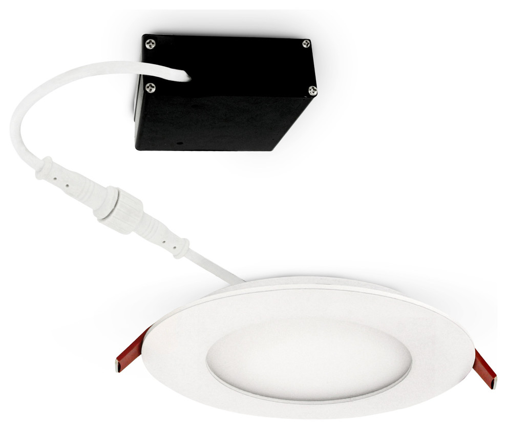 LEDPAX LED Ultra Slim Dimmable Recessed Ceiling Down Light, 12W, 6 ...