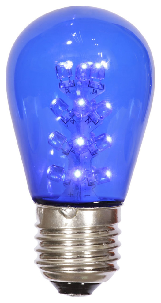 S14 LEDBlue Transp Bulb E26 Base 5-Pack - Contemporary - Led Bulbs - by ...