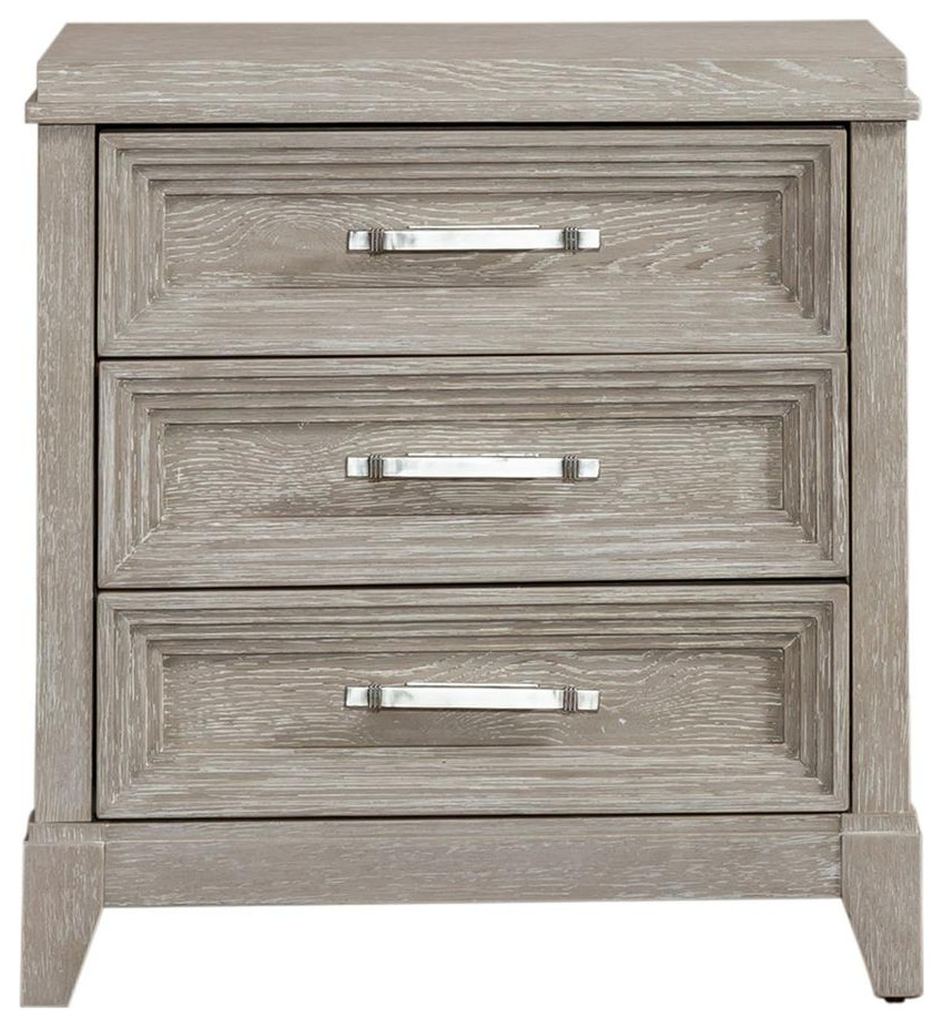 3 Drawer Night Stand - Transitional - Nightstands And Bedside Tables ...