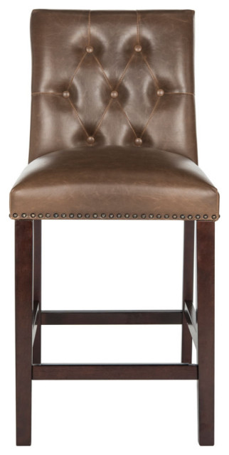 Jerico Counter Stool, Set of 2, Brown - Transitional - Bar Stools And ...