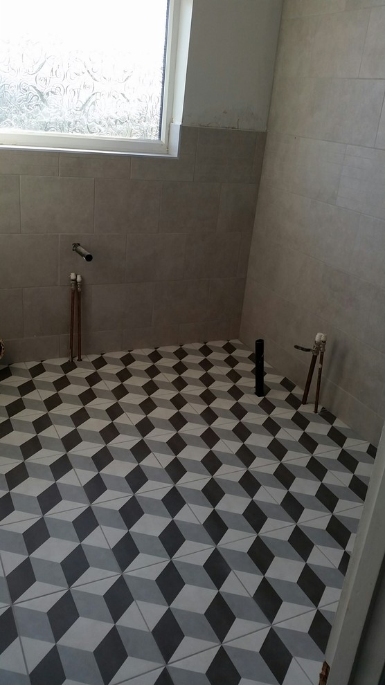3D Cube Floor tiles - Modern - London - by Tile Fire LTD | Houzz