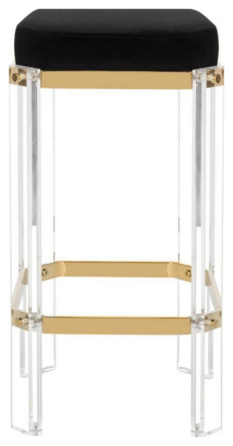 Osaka Acrylic Bar Stool, Set of 2 - Contemporary - Bar Stools And Counter Stools - by Rustic ...