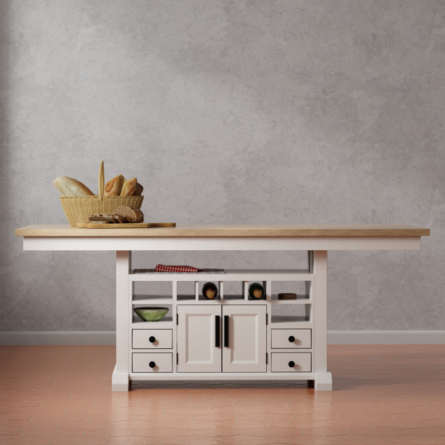 Parker House Americana Modern Dining 72"-90" Island Counter-Height ...