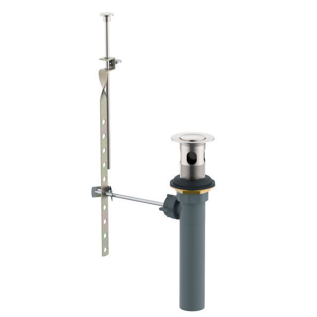 1 1/4" 50/50 Pop-Up Drain Assembly with Lift Rod - Transitional ...