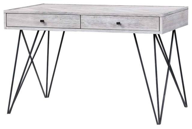 Aspen Court II Two Drawer Writing Desk - Midcentury - Desks And Hutches ...