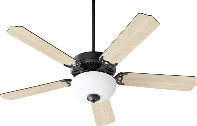 Quorum Capri VIII 2xLED Ceiling Fan 7525-9059 - Matte Black ...