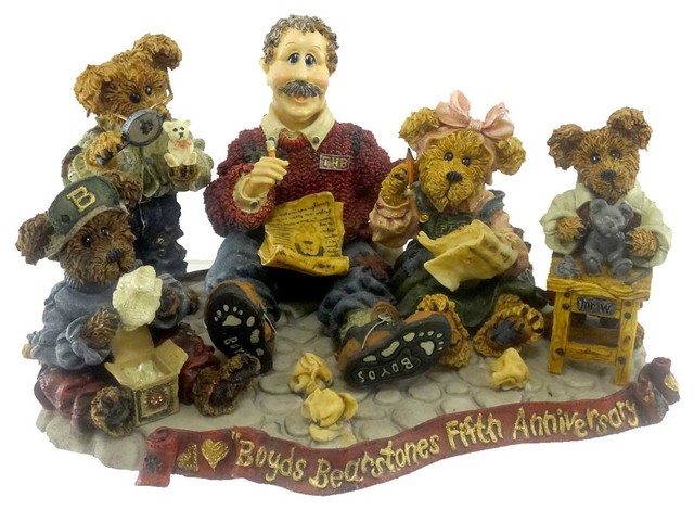 Boyds Bears Resin T. H. B. ...Work Is Love Made Visible Limited Edition ...