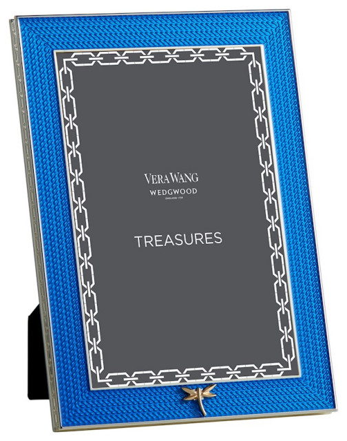 Vera Wang Wedgwood Treasures With Love Blue Dragonfly 4x6 Frame ...