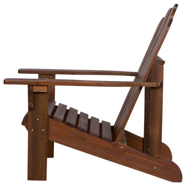 Shine Company Marina II Adirondack Chair With Hydro-Tex Finish ...