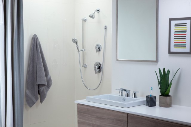 Moen Commercial Chrome Posi-Temp(R Transfer All-Metal Trim Kits T9342EP15 - Contemporary ...