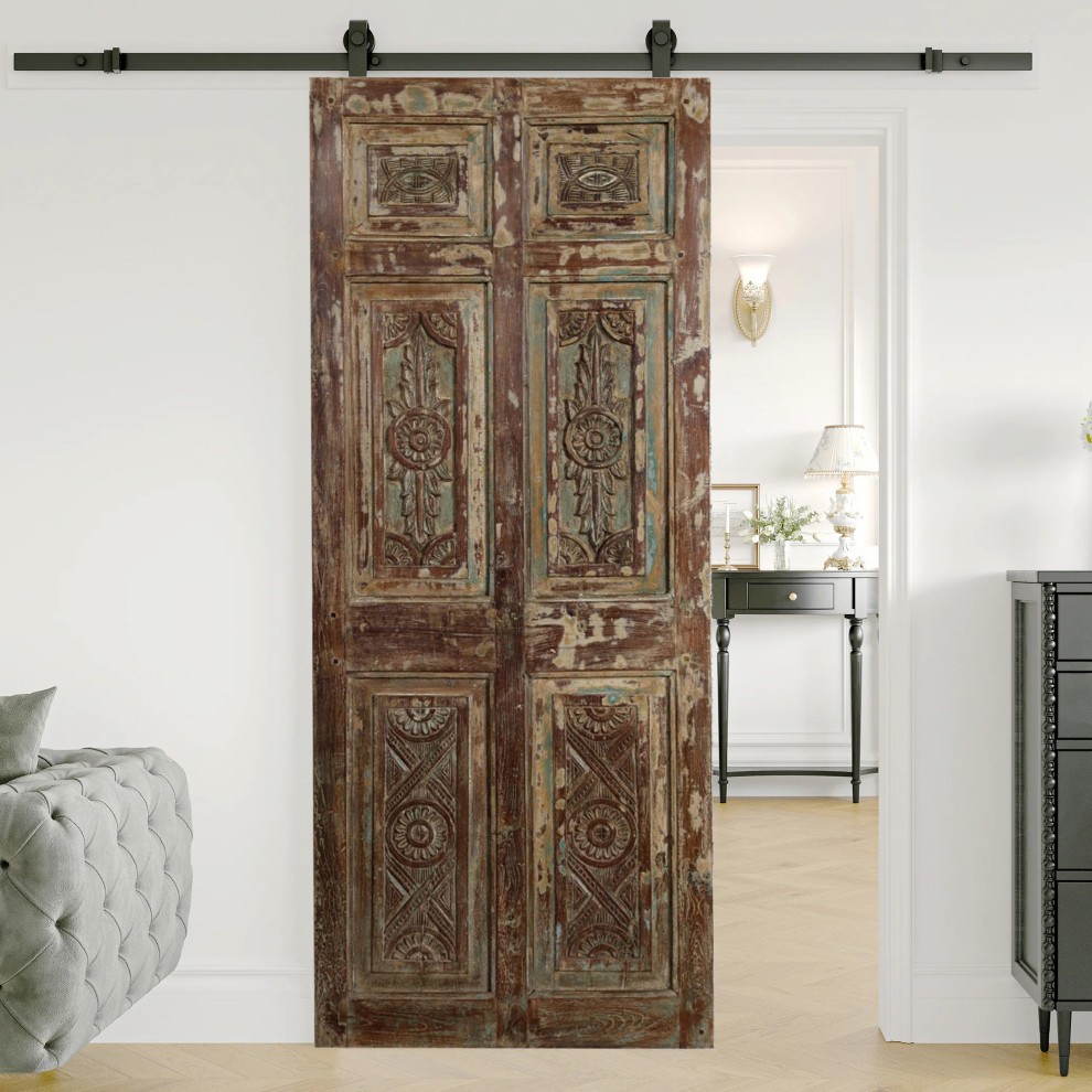 Old World Elements Design And Architecture - Midcentury - Home Office ...