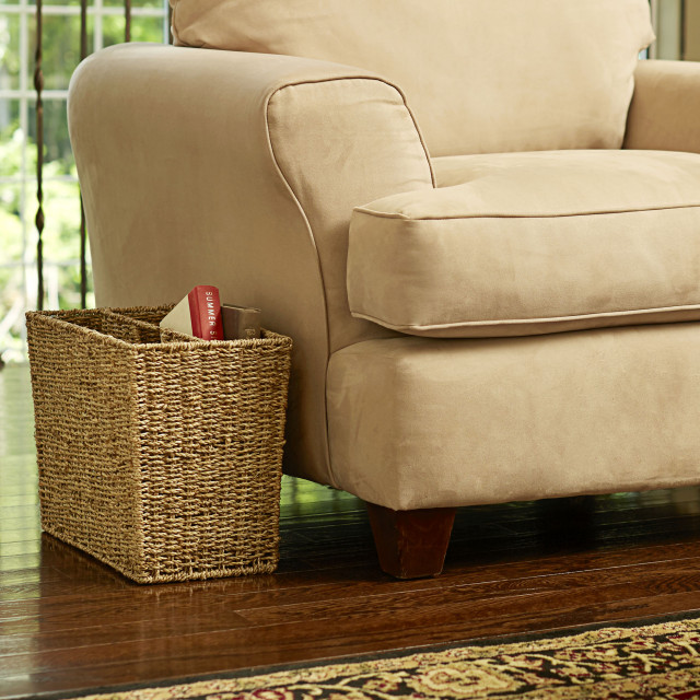 Wicker Magazine Rack - Tropical - Magazine Racks - by Household ...