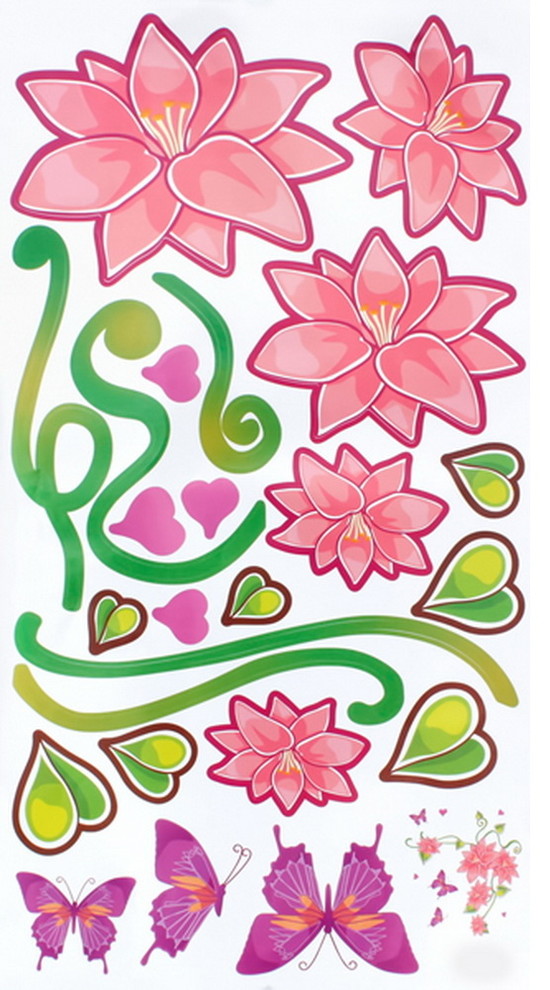 Spring Garden - Wall Decals Stickers Appliques Home Decor ...
