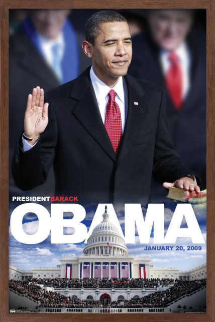 President Obama - Inauguration, 22.375" x 34" - Contemporary - Prints ...