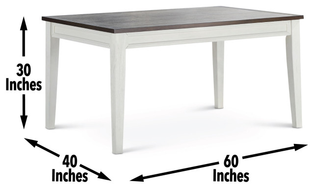 Caylie Fix Top Table - Transitional - Dining Tables - by HedgeApple | Houzz