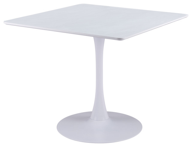 Molly Dining Table White - Midcentury - Dining Tables - by Zuo Modern ...