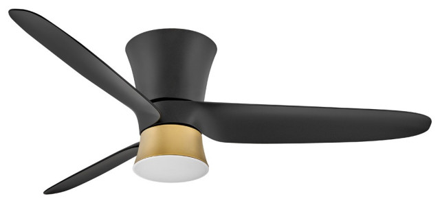 Neo 52" Ceiling Fan, Matte Black - Transitional - Ceiling Fans - by ...