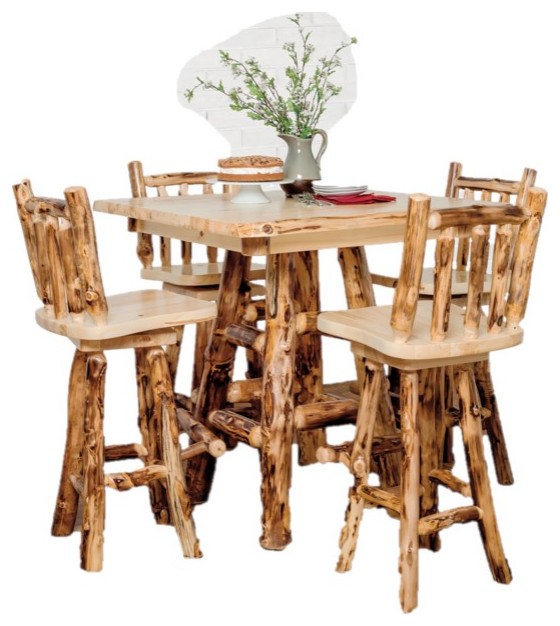 Rustic Aspen Pub Table Set - Rustic - Dining Sets - by Furniture Barn ...