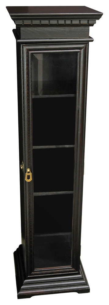 Rosewood CD Display Cabinet - Traditional - Media Cabinets - by ...