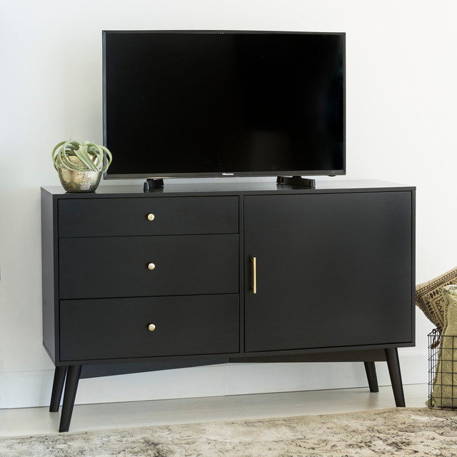 52" Midcentury TV Console - Midcentury - Entertainment Centers And Tv ...