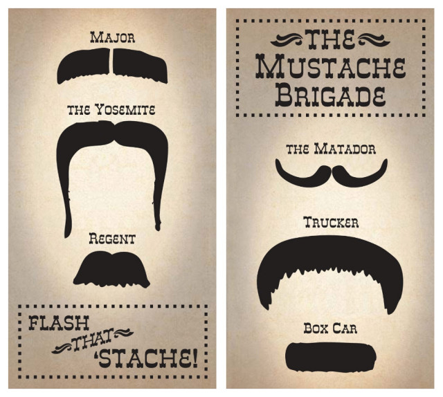 Homart Long Decorative Matches In Mustache Brigade Box - Contemporary ...