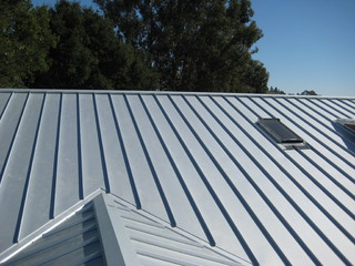 Vertical Panel Metal Roof System-Galvalume - Modern - San Francisco ...