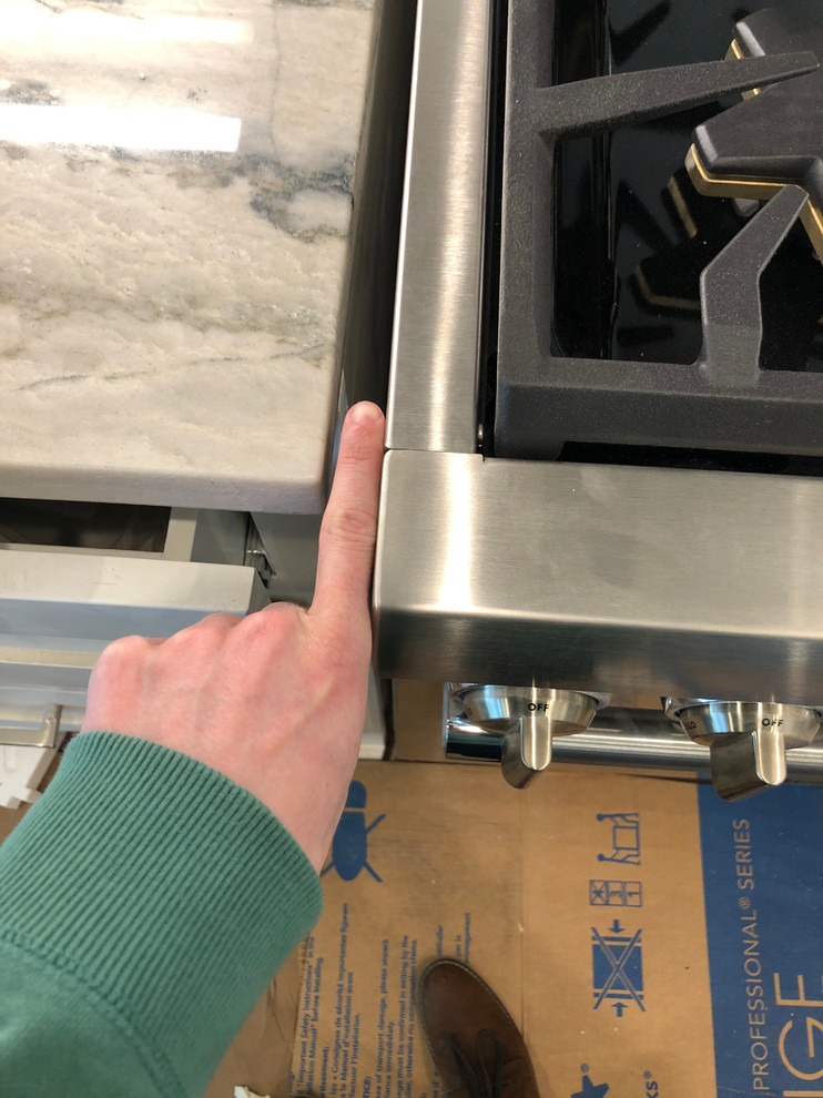 Wide Gap Between Countertops and Range