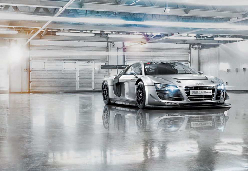 Audi R8 Le Mans Wall Mural - Contemporary - Wallpaper - by Brewster ...
