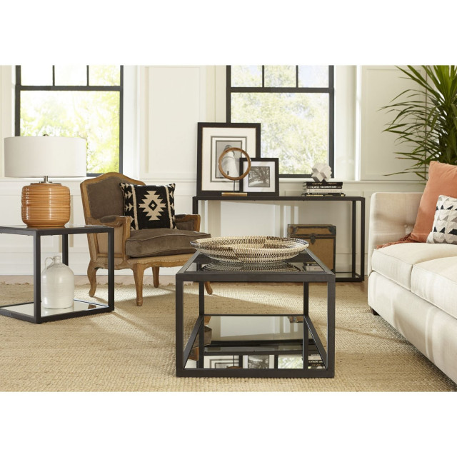 Modus Ellis End Table in Nutmeg - Transitional - Side Tables And End ...