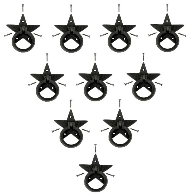 Cabinet Drawer Ring Pull Southern Star Design Pack of 10 - Traditional ...