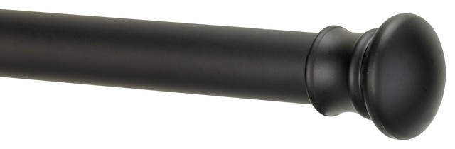 Piper Genuine Wrought Iron Drapery Rod, 72 - Traditional - Curtain Rods ...