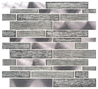 Volcanic Luxe Interlocking Mosaic - Contemporary - Mosaic Tile - by ...
