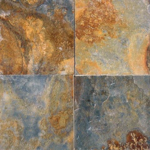 Multicolor 16x16 Slate Tile, 89 Sq. Ft. - Contemporary - Wall And Floor ...