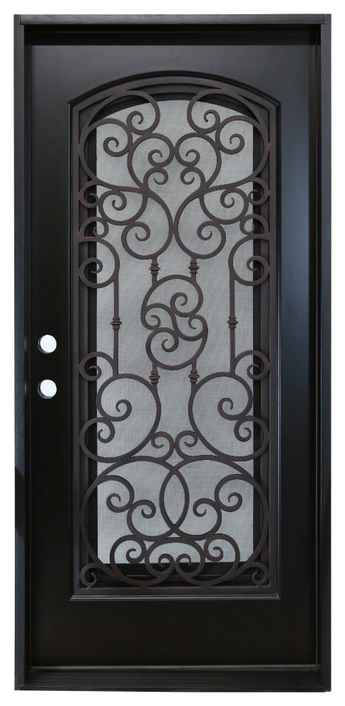 Forever Door, Exterior Front Entry Composite Door FRRC02, 36"x80 ...