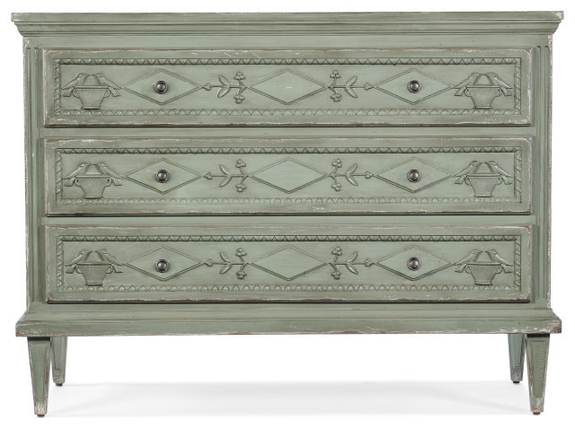 Charleston Three-Drawer Accent Chest - Farmhouse - Accent Chests And ...